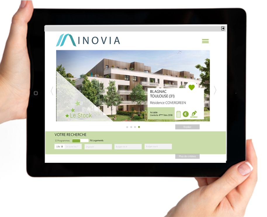 INOVIA - Solutions web & mobile immo neuf - Digital & Innovation
